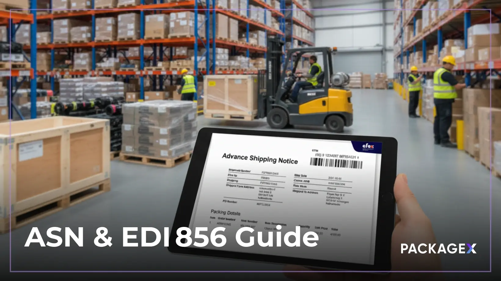 Advanced Shipping Notice (ASN) & EDI 856 Guide